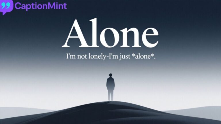 200+ Powerful Alone Captions for Instagram to Express Every Emotion in 2025