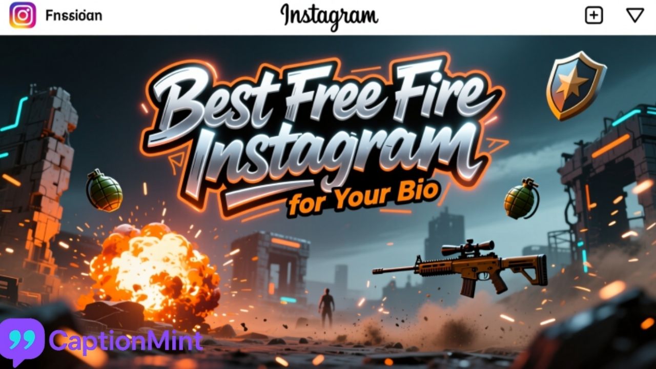 1500+ Ultimate Instagram & Free Fire Bios with Codes for Girls & Boys ...