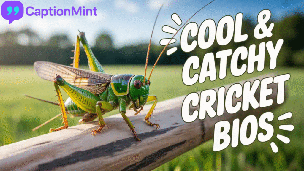 1200+Cool and Catchy Cricket Bios for Instagram 2025