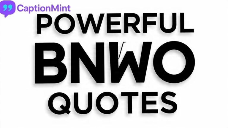 550+ BNWO Captions That Slay Boldly & Go Viral in 2025