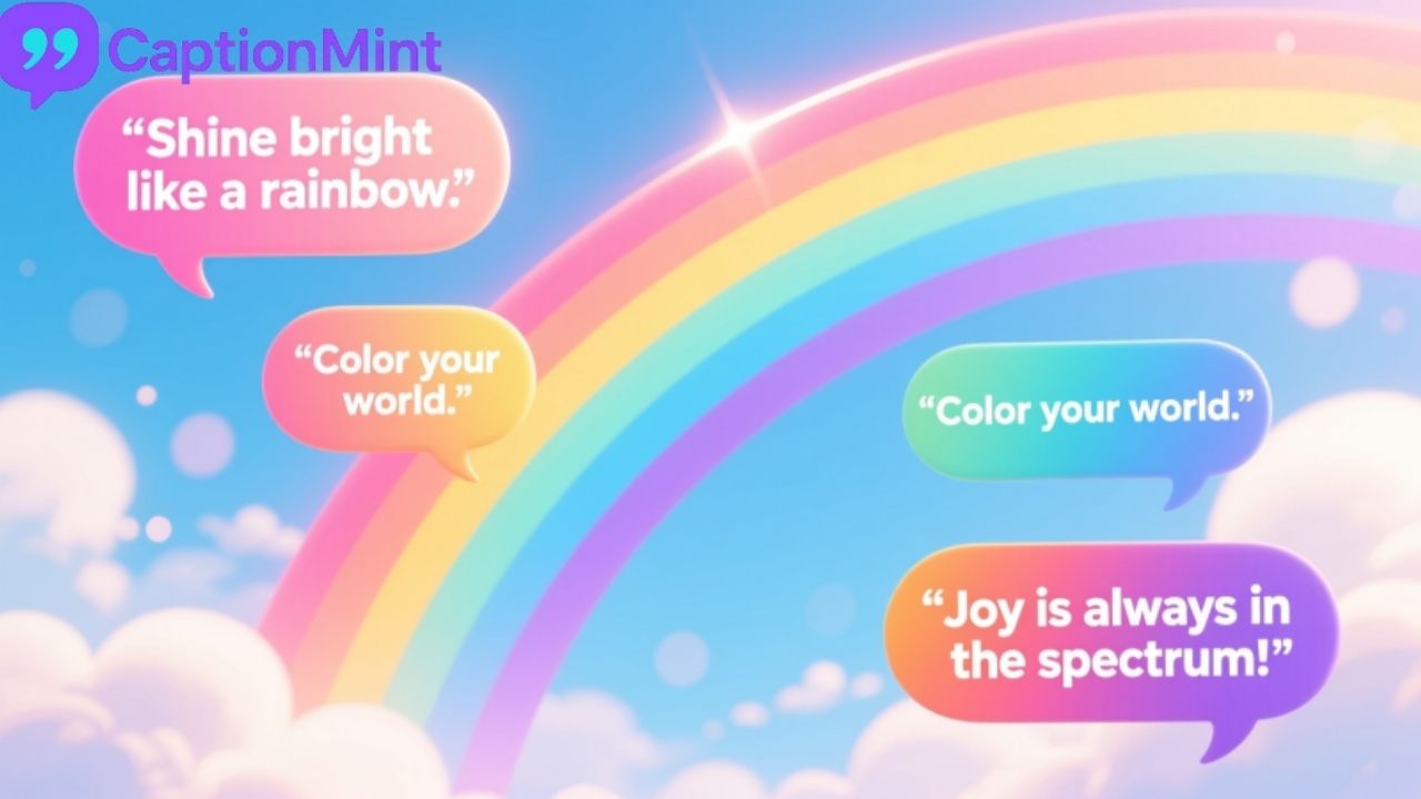250+ Rainbow Instagram Captions & Quotes That Will Brighten Your Feed ...