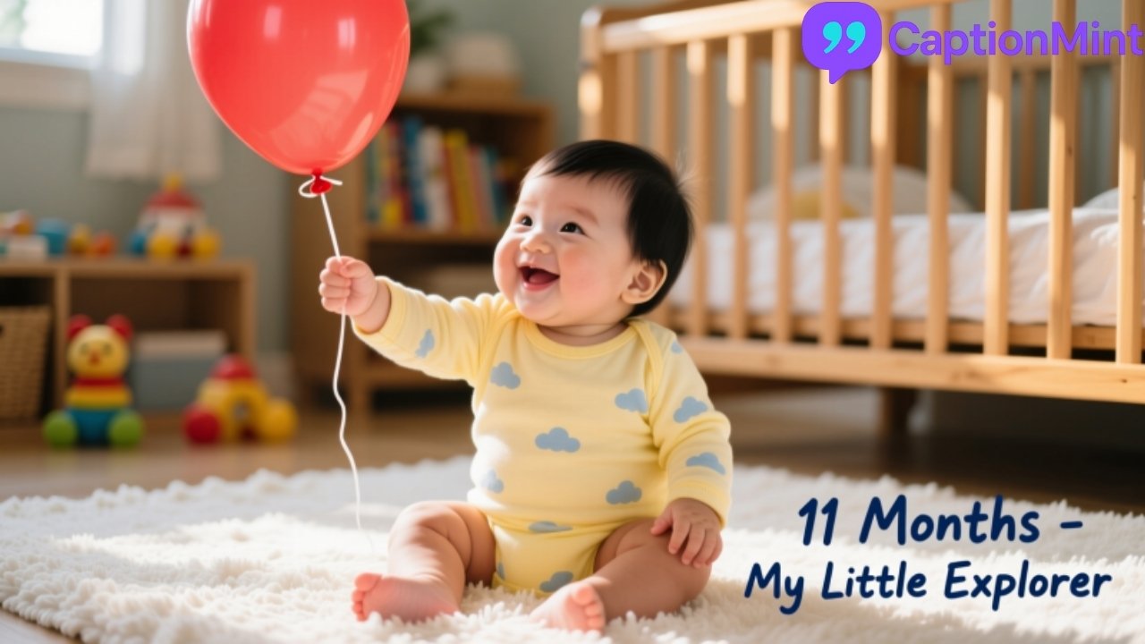 Best 250+ Cute 11 Months Baby Captions for Instagram 2025 (Funny ...
